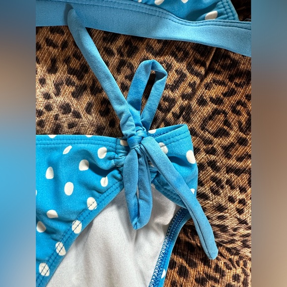 Swim | Blue Polka Dot Bikini | Poshmark